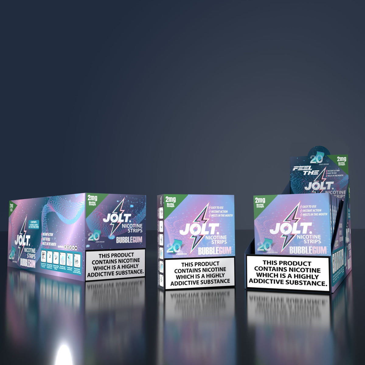 Jolt Nicotine Strips - (Pack of 10)– Washington Vapes Wholesale