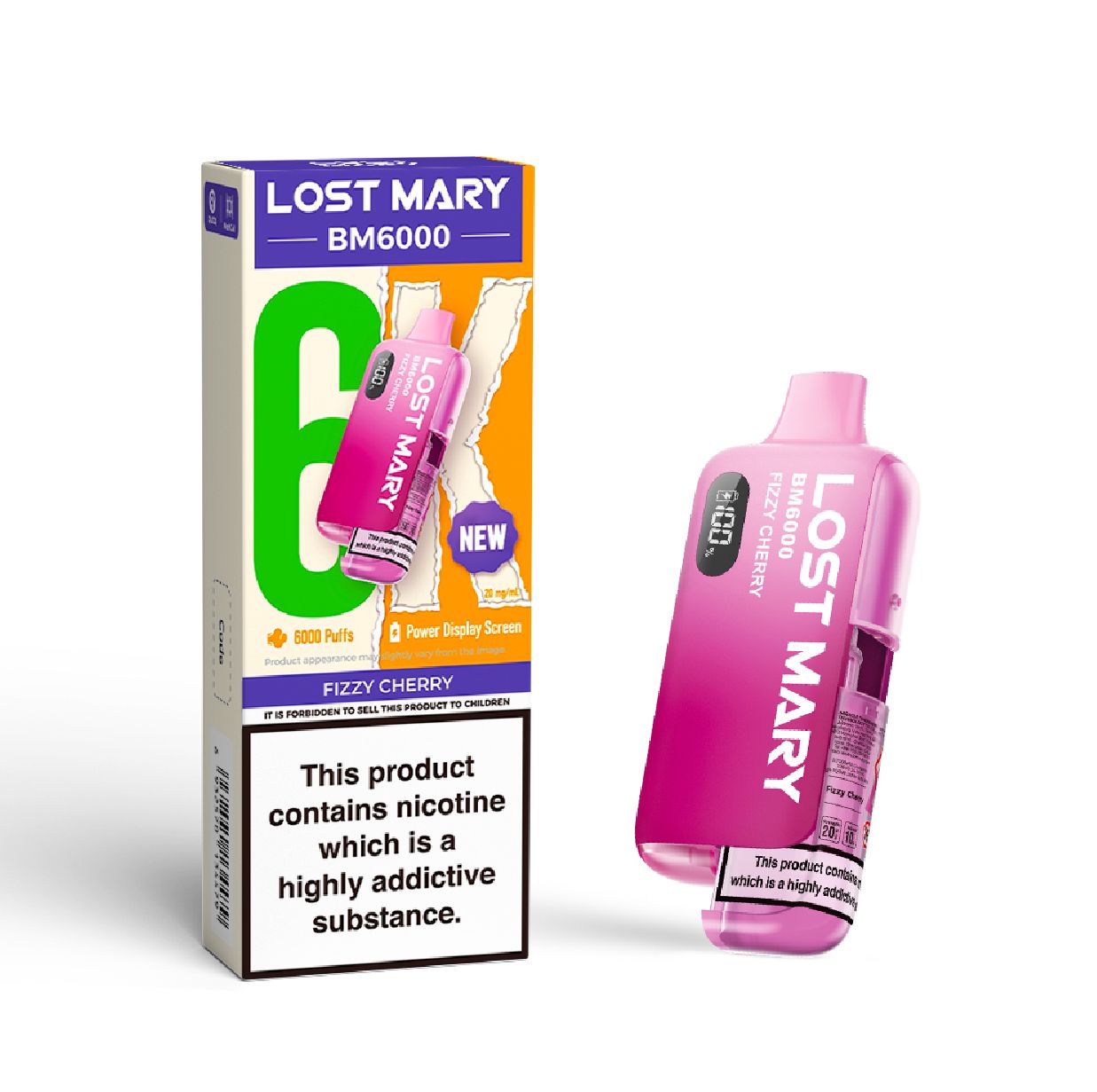 Lost Mary BM6000 Disposable Rechargeable Vape Kit - 21.00+– Washington Vapes Wholesale