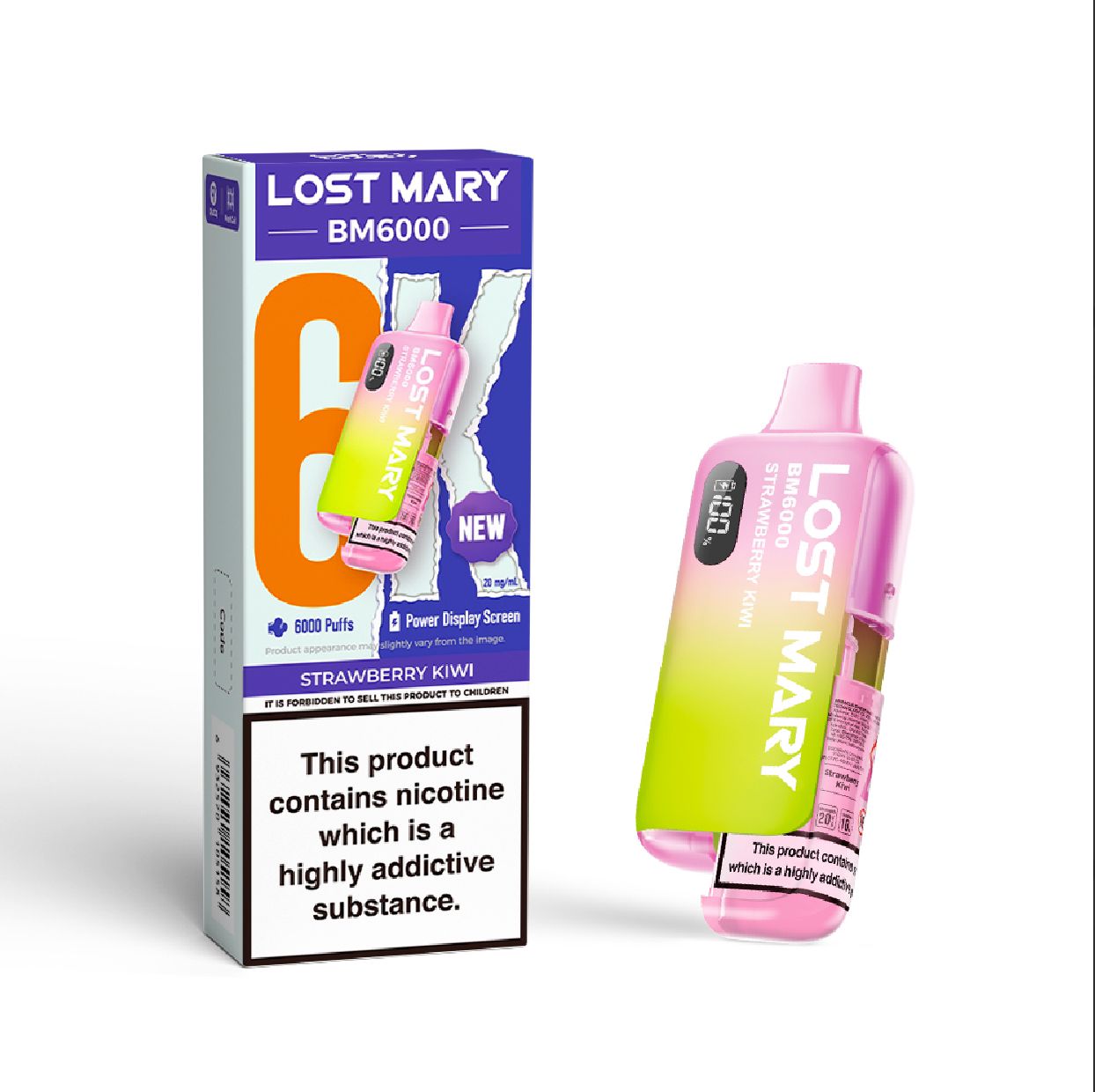 Lost Mary BM6000 Disposable Rechargeable Vape Kit - 21.00+– Washington Vapes Wholesale