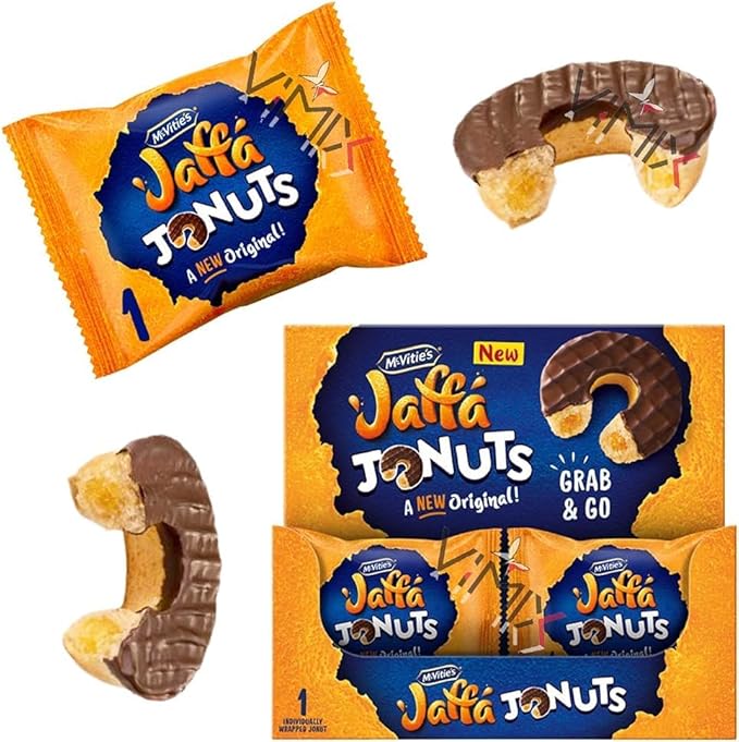 McVitie’s Jaffa Cakes Original Jaffa Jonuts Biscuits (12 Pack ...