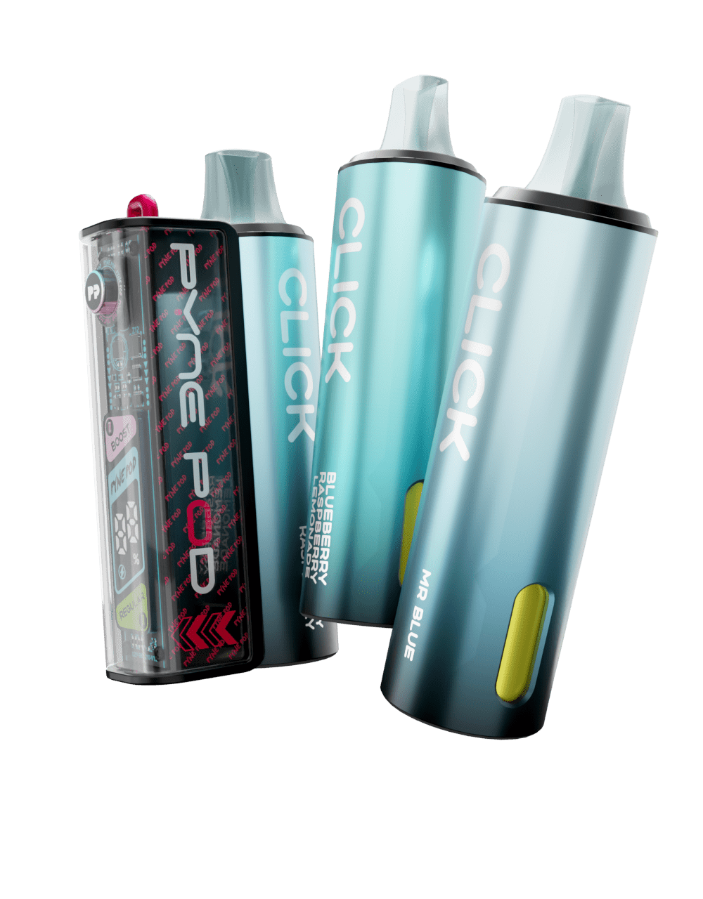 Pyne Pod Click 50k Multiuse Device Rechargeable Vape Kit - (Pack of 5 ...
